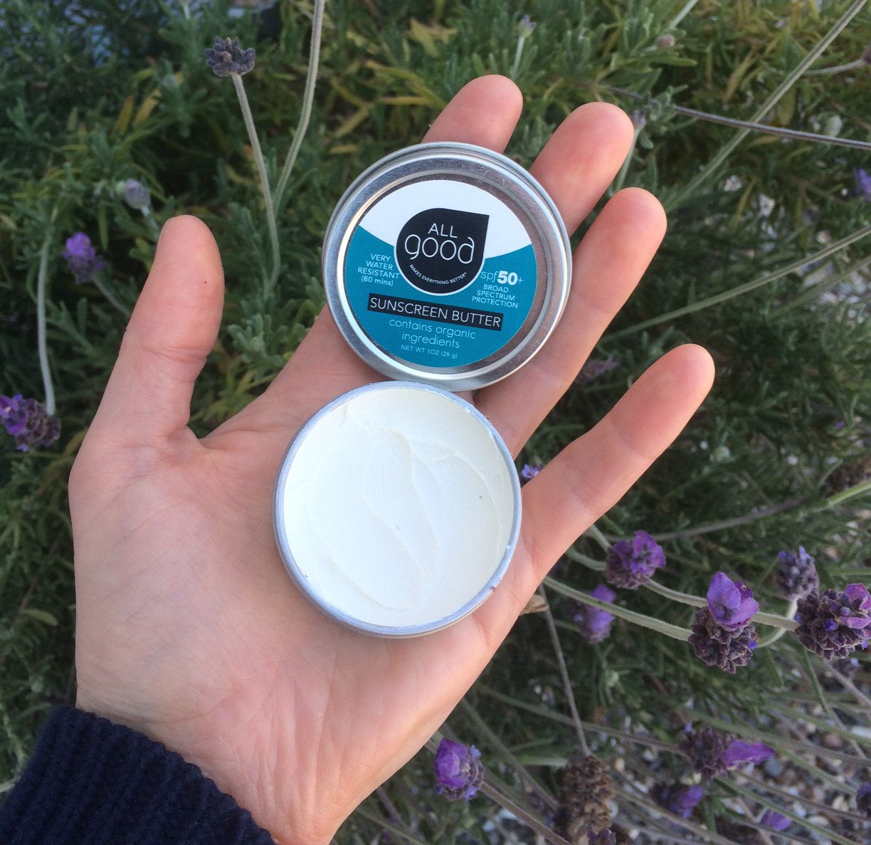 All Good Zinc Butter Sunscreen - Travel Size, Zinc Oxide Face, Nose, Ears Sunscreen, UVA/UVB Broad Spectrum SPF 50+ Water Resistant, Coral Reef Friendly (1 oz)