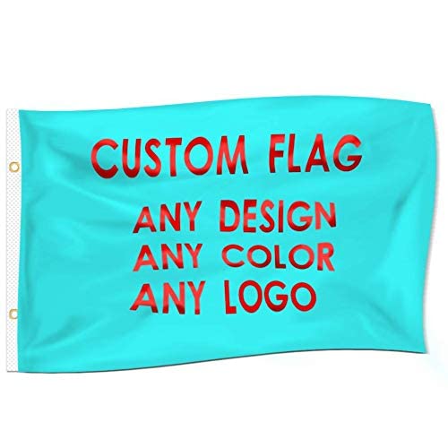 3'x5' Custom flag or Banner 3x5 Foot(150X90cm) - very clear Vivid Color 100D Polyester - Advertising Banner outdoor indoor - any color any design any size any pictures -Digital Print