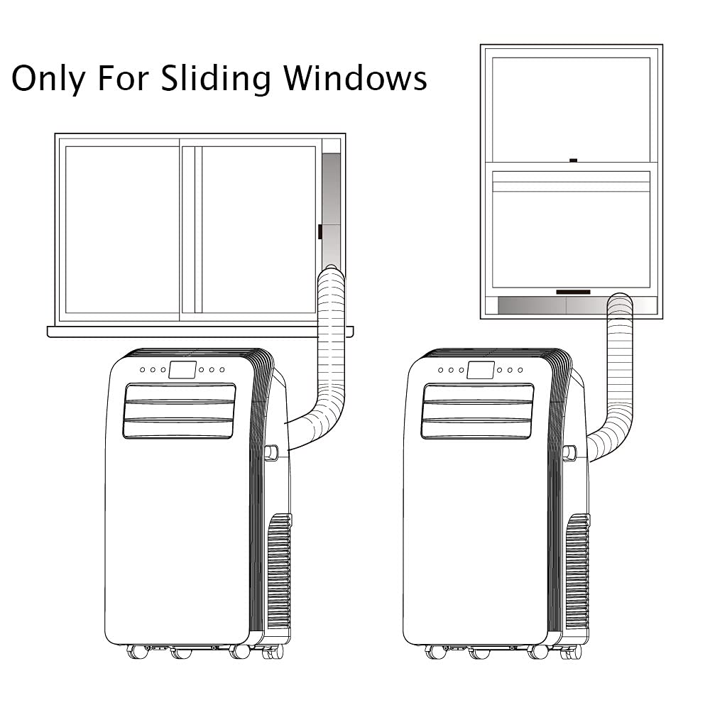 12,000 BTU Portable Air Conditioner with Built-in Dehumidifier & Fan Mode, 3-in-1 Quiet AC Cooling Unit Cools up to 400 sq. ft,LCD Display, Remote Control,Window Mount Kit Include