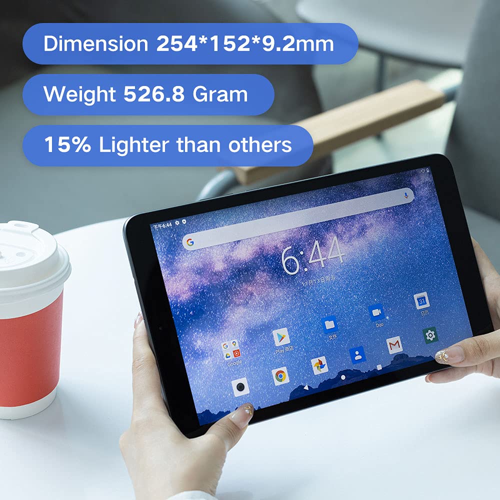 Coolpad Tablet 10" HD Android 10 Tablet, Qualcomm 64bit Processor, Drop Protection, 32GB Storage, 3GB RAM, Quick Charge 3.0, Medieval Gray,3667AT (Tasker 10" 3GB/32/GB)
