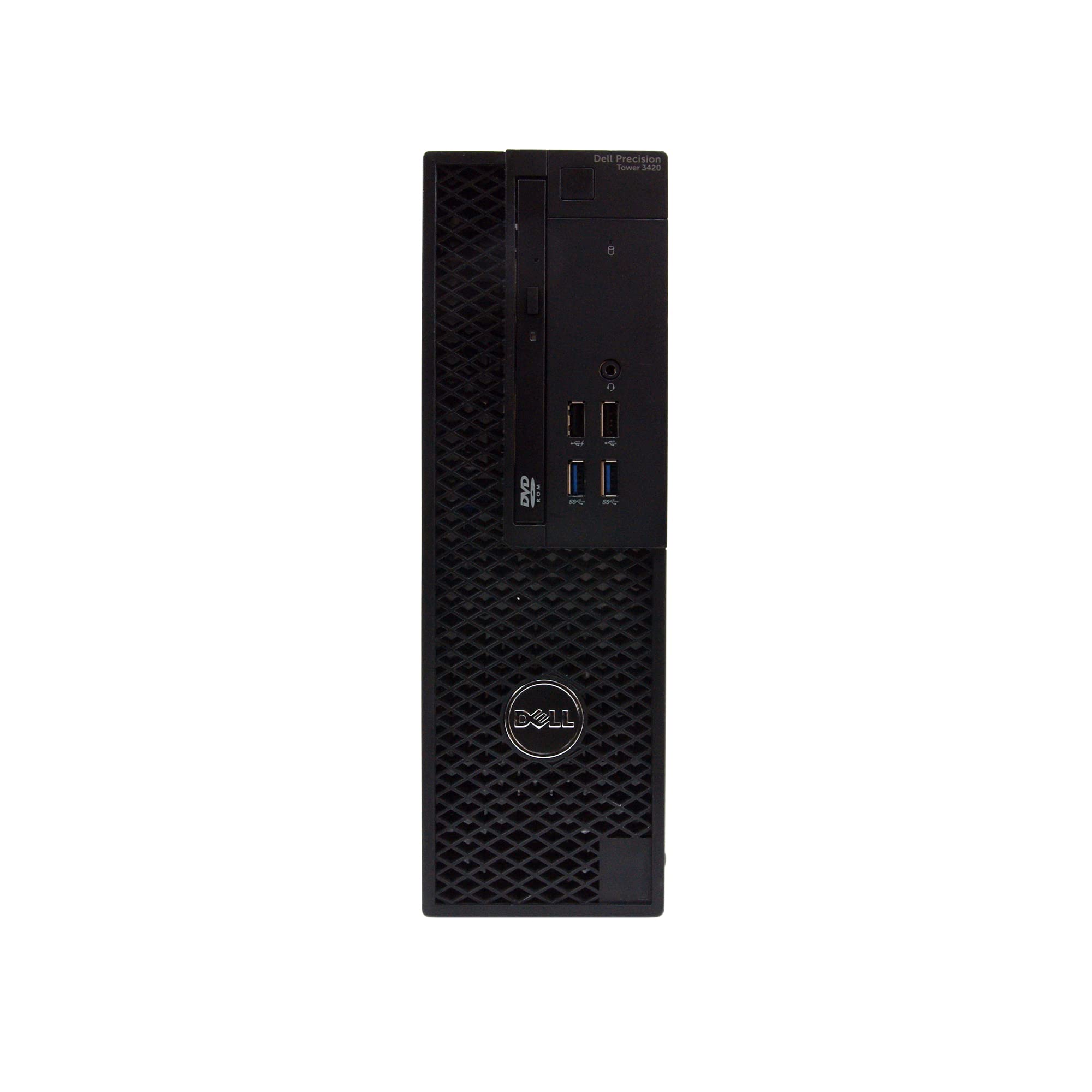 Dell Precision Tower 3420 - SFF Intel Core i7-7700 3.6GHz, 16 GB RAM, 512 GB Solid State Drive, DVDRW, Windows 10 Pro 64bit, (Renewed)
