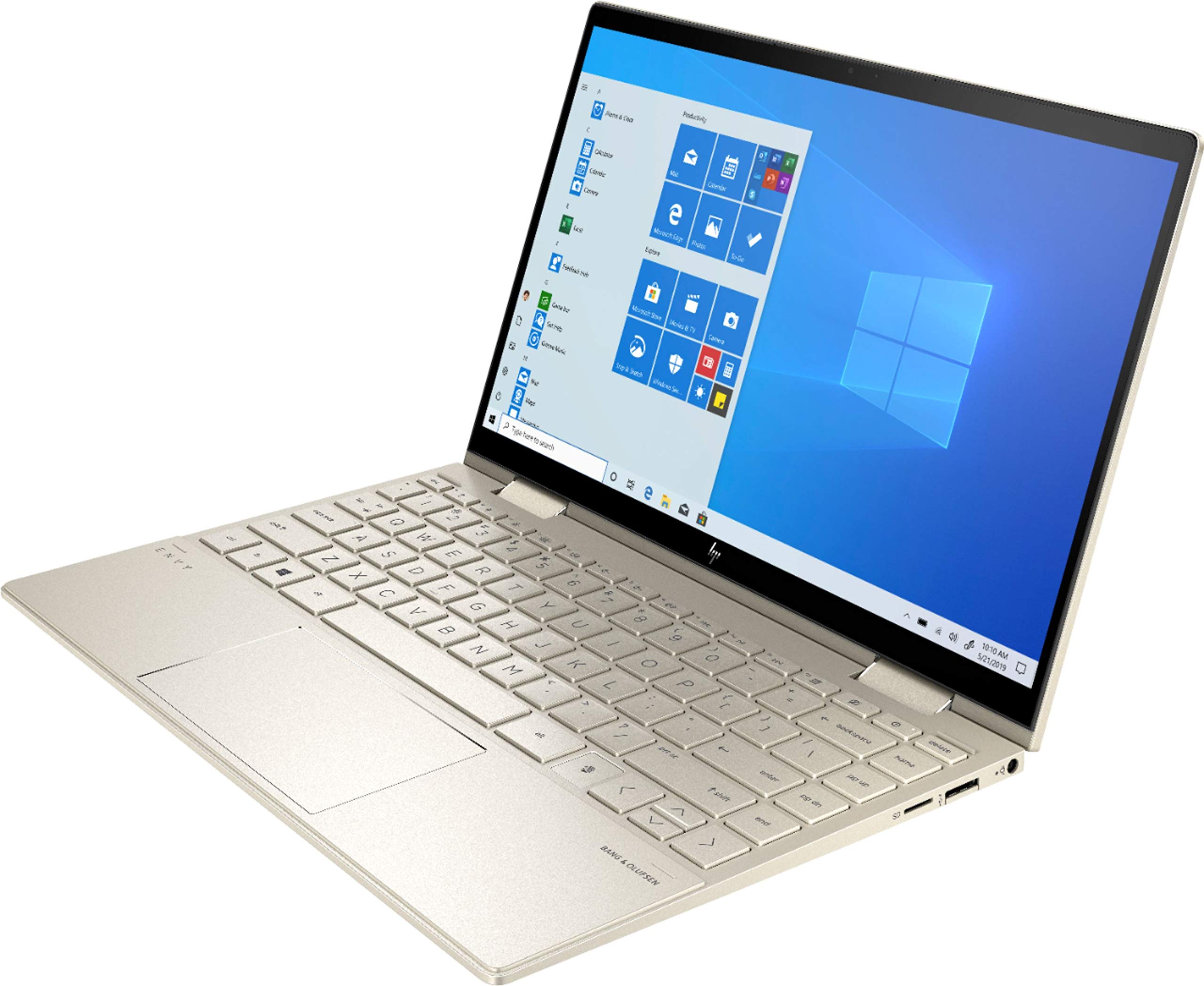 HP Envy X360 2-in-1 13.3 inch FHD IPS Touch-Screen Laptop | 11th Generation Intel Core i5-1135G7 Backlit Keyboard Fingerprint Windows 10 Home (8GB DDR4 RAM 512GB SSD |USB3.0 HUB), Gold
