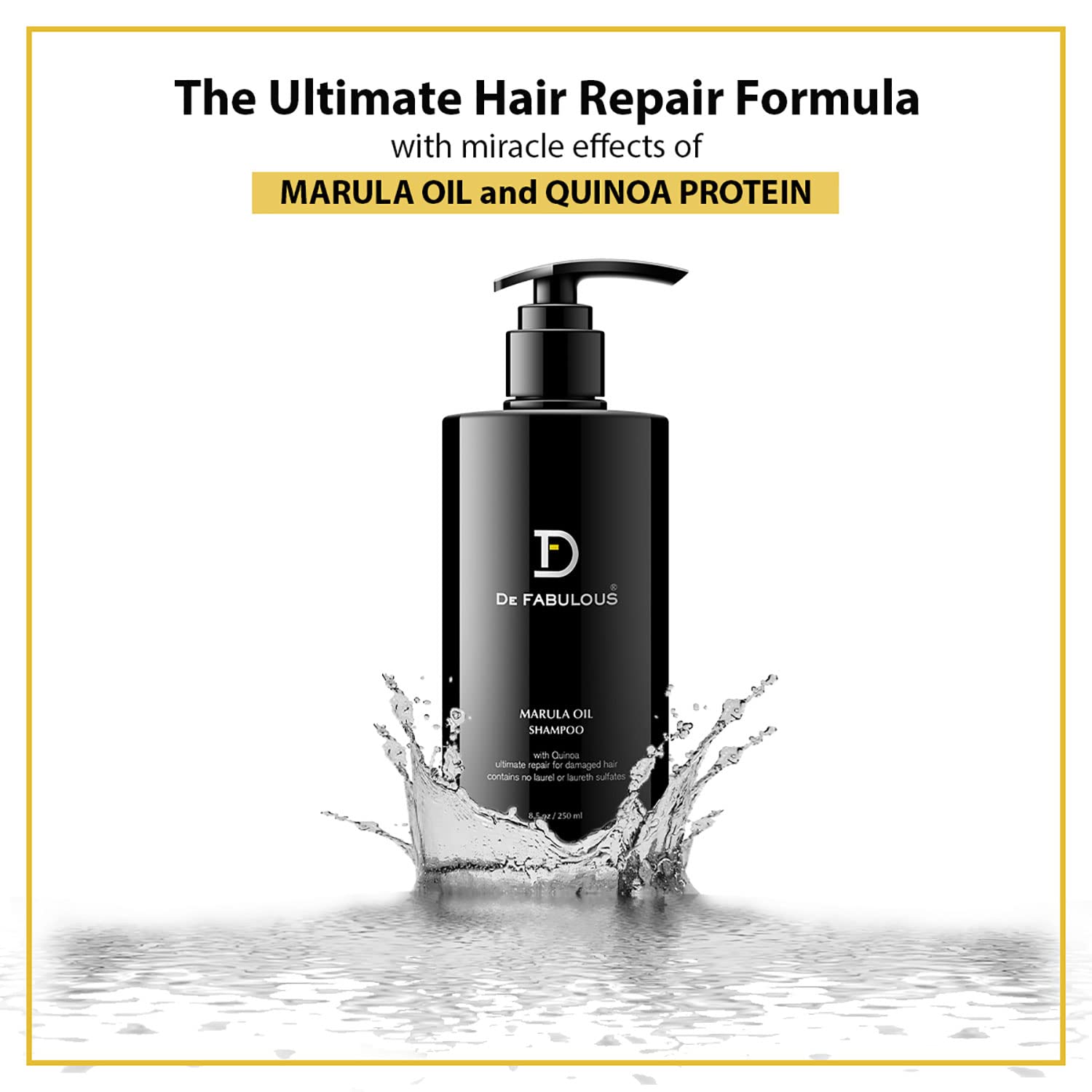 Amazon Series De Fabulous Marula oil Shampoo with Quinoa 8.5oz