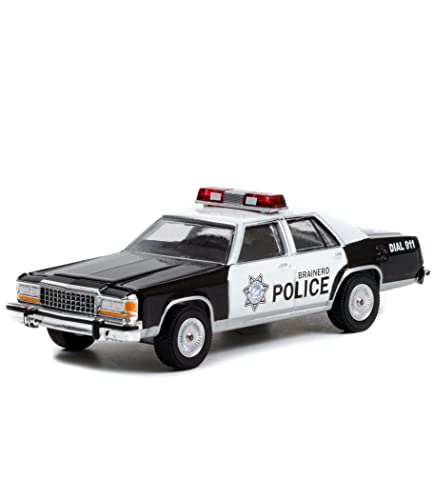 1986 LTD Crown Victoria White & Black Brainerd Police (Minnesota) Fargo (1996) "Hollywood Series 1/64 Diecast Model Car by Greenlight 44950 B