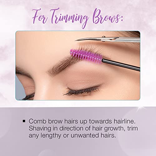 Ardell Brow Trim and Shape Grooming Tool, 3-Count (Pack of 4)