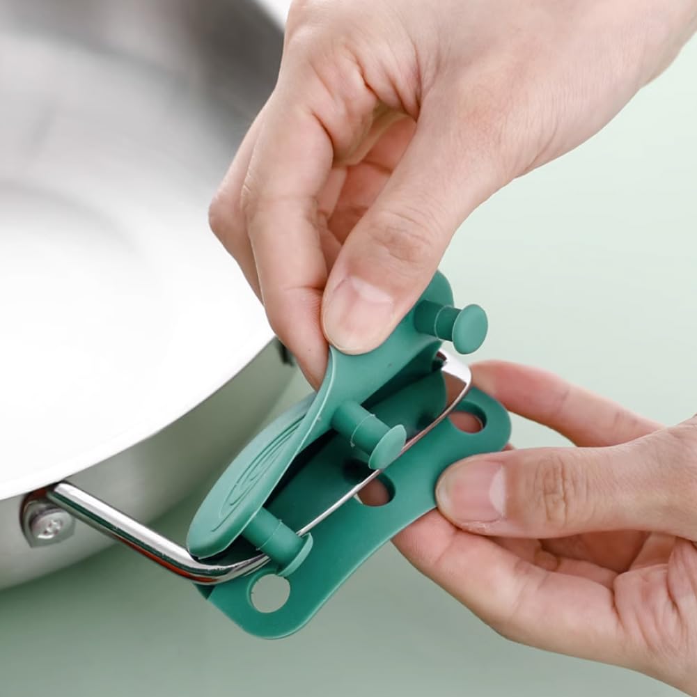 3 Pairs Silicone Assist Handle Holder Cast Iron Pan Skillet Handle Covers Protectors Non-Slip Pot Holder Sleeve for rying pan Casserole Oven Tray Cookware