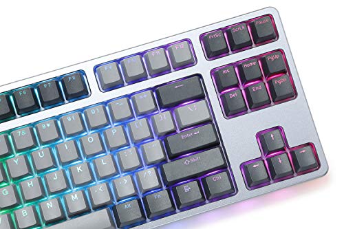 DROP CTRL High-Profile Mechanical Keyboard — Tenkeyless TKL (87 Key) Gaming Keyboard, Hot-Swap Switches, Programmable, Backlit RGB LED, USB-C, Doubleshot PBT, Aluminum (Gray, Cherry MX Brown)