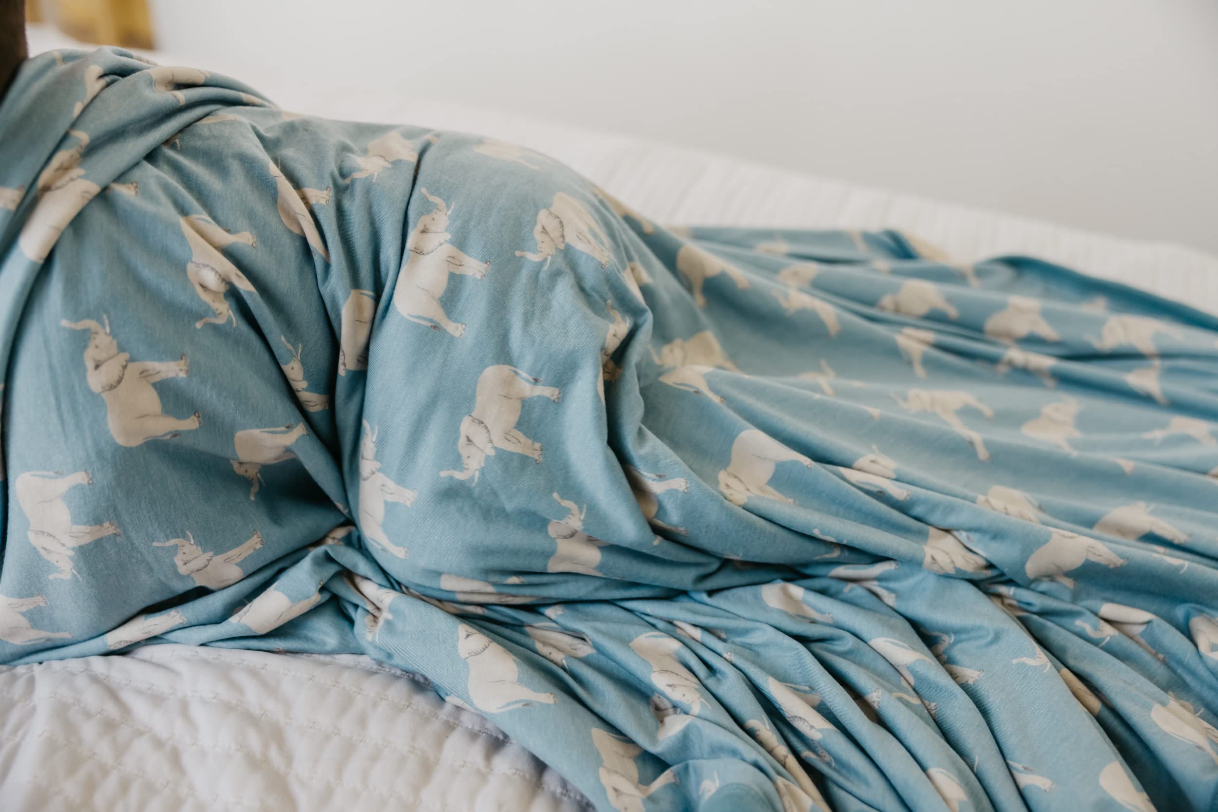 Copper Pearl Large Premium Knit Baby Swaddle Receiving Blanket Peanut