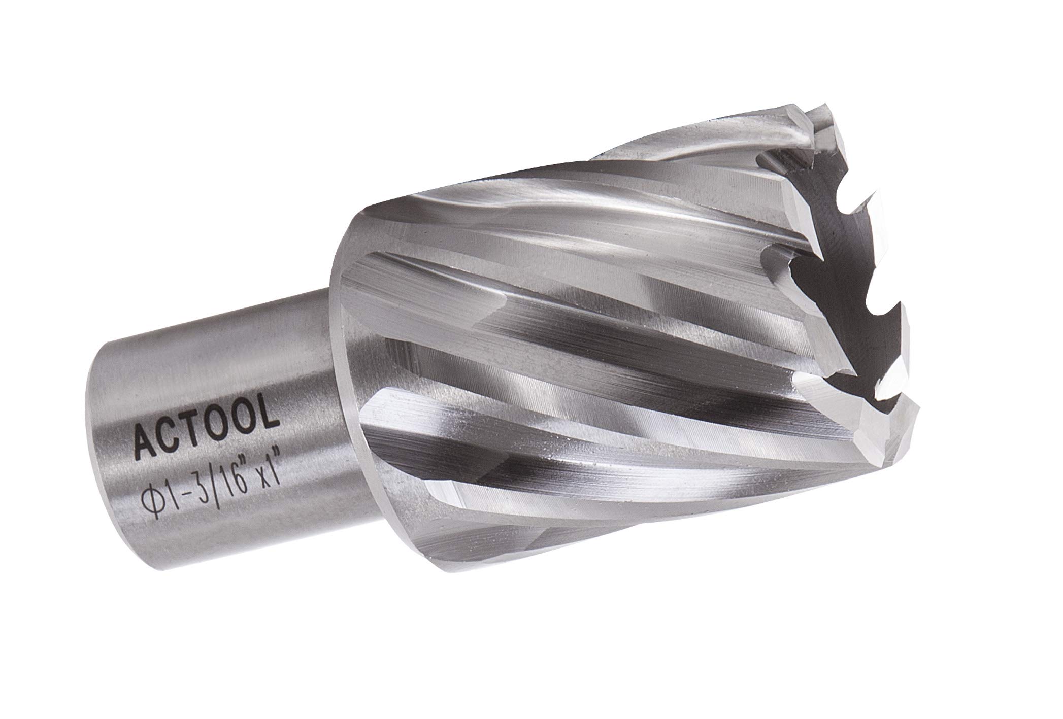 ACTOOL 1-3/16" Diameter × 1" Depth of Cut HSS ANNULAR CUTTER with 3/4'' Weldon Shank