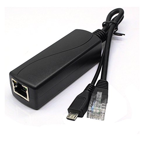 ANVISION 4-Pack Active 5V 2.4A PoE Splitter Adapter IEEE 802.3af Compliant Micro USB 48V to 5V/2.4A, for Tablets, Dropcam or Raspberry Pi, IPC, IP Camera and More
