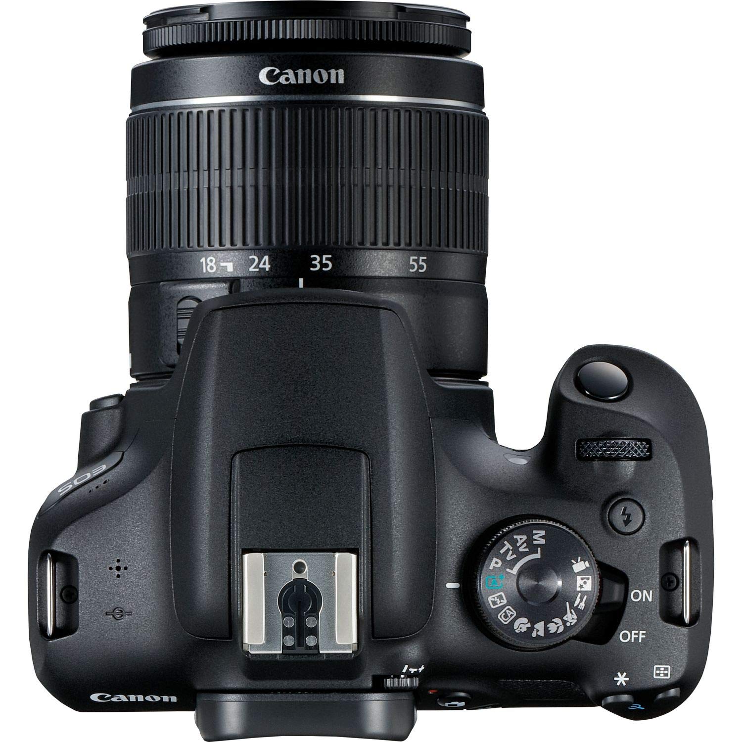 Canon EOS 2000D (Rebel T7) DSLR Camera with EF-S 18-55mm f/3.5-5.6 DC III Lens & Deluxe Accessory Bundle β Includes: 2x SanDisk Ultra 32GB SDHC Memory Card, Extended Life Battery, Carrying Case & MORE