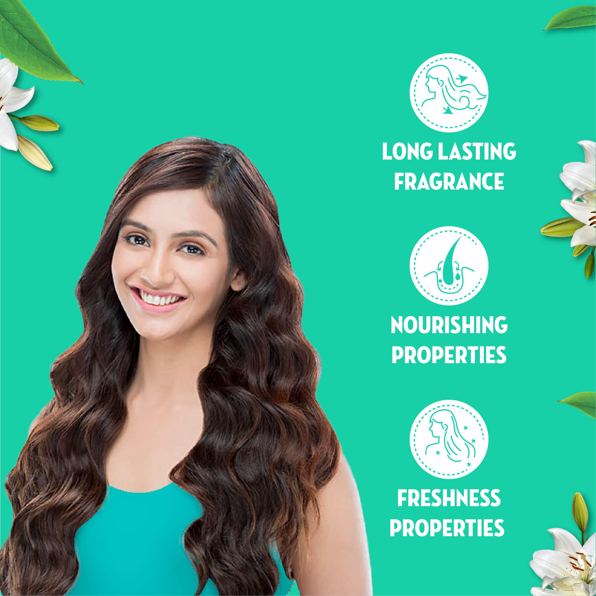 Sunsilk Green Tea & White Lily Shampoo, 370 ml