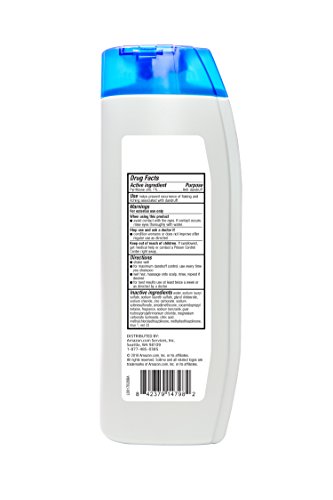 Amazon Brand - Solimo 2-in-1 Dandruff Shampoo & Conditioner, Gentle and pH Balanced, 14.2 Fl Oz (Pack of 6)