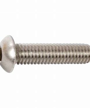 5/16"-24 x 1/2" Button Head Socket Cap Screw, Allen Socket Drive, 18-8 Stainless Steel, Full Thread - Quantity 10 - by Fastener Depot, LLC