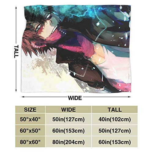 ChristieAHodge Dabi Boku Beach Blanket Ultra-Soft Micro Fleece Blanket Funny 50"x40"