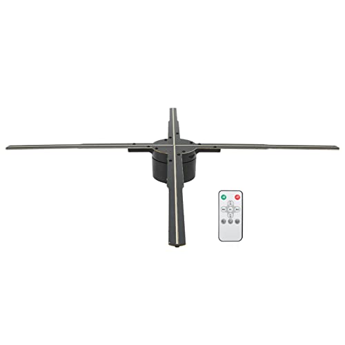 3D Holographic Advertising Machine Holographic Projector Fan 100-240V High Resolution For Shop For Windows For Hospital For Bar For IOS (US Plug)