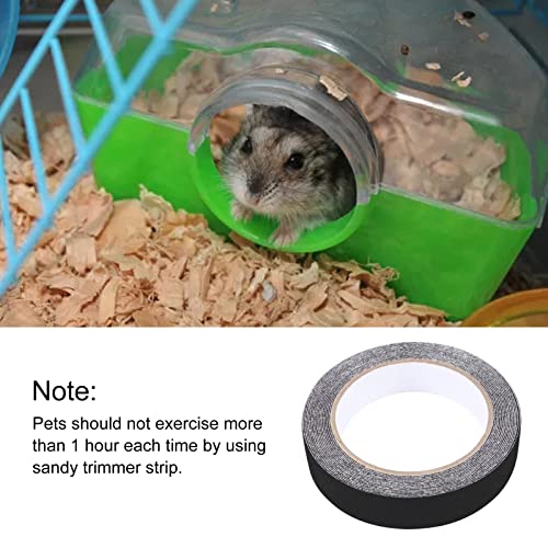 16.4 ft Sandy Trimmer Strip with Foldable Scissor Sandy Track for Prairie Dog Squirrel Chinchilla Guinea Pig also for Hamster Running Wheel, Flying Saucer Exercise Wheel,Small Pet Exercise Wheel