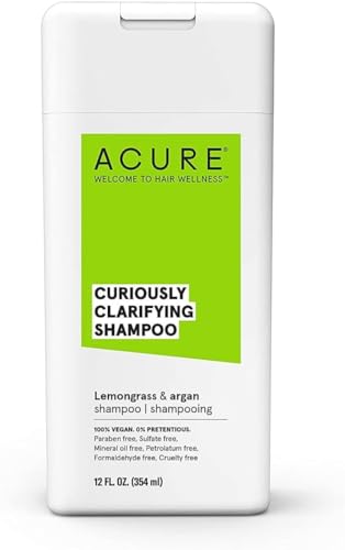 Acure Curiously Clarifying Shampoo With Lemongrass & Argan, 12 Oz