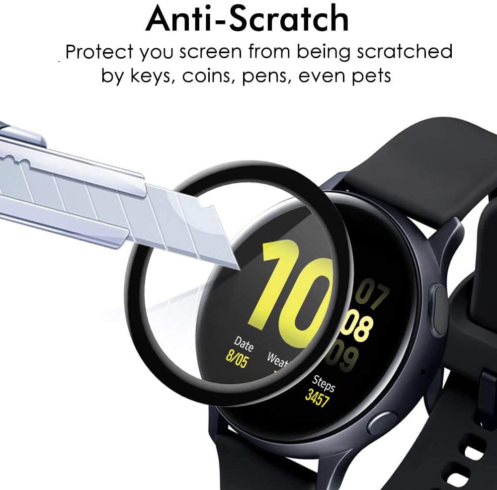 P22 Smartwatch Screen Protector, Lamshaw [3 Pack] 3D Full Coverage PET Film Compatible for KALINCO P22 Smartwatch/Rinsmola P22D 2021 Smartwatch/Popglory P22 / CanMixs P22 Smartwatch (3 Pack)