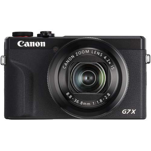 Canon PowerShot G7 X Mark III Digital Camera (Black) + 16GB Memory Card + Memory Card Reader + Pixibytes Microfiber Cleaning Cloth