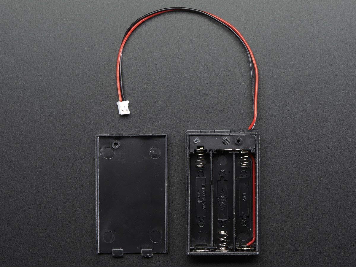 Adafruit Accessories 3xAAA Battery Holder w/ On/Off Switch (1 piece)