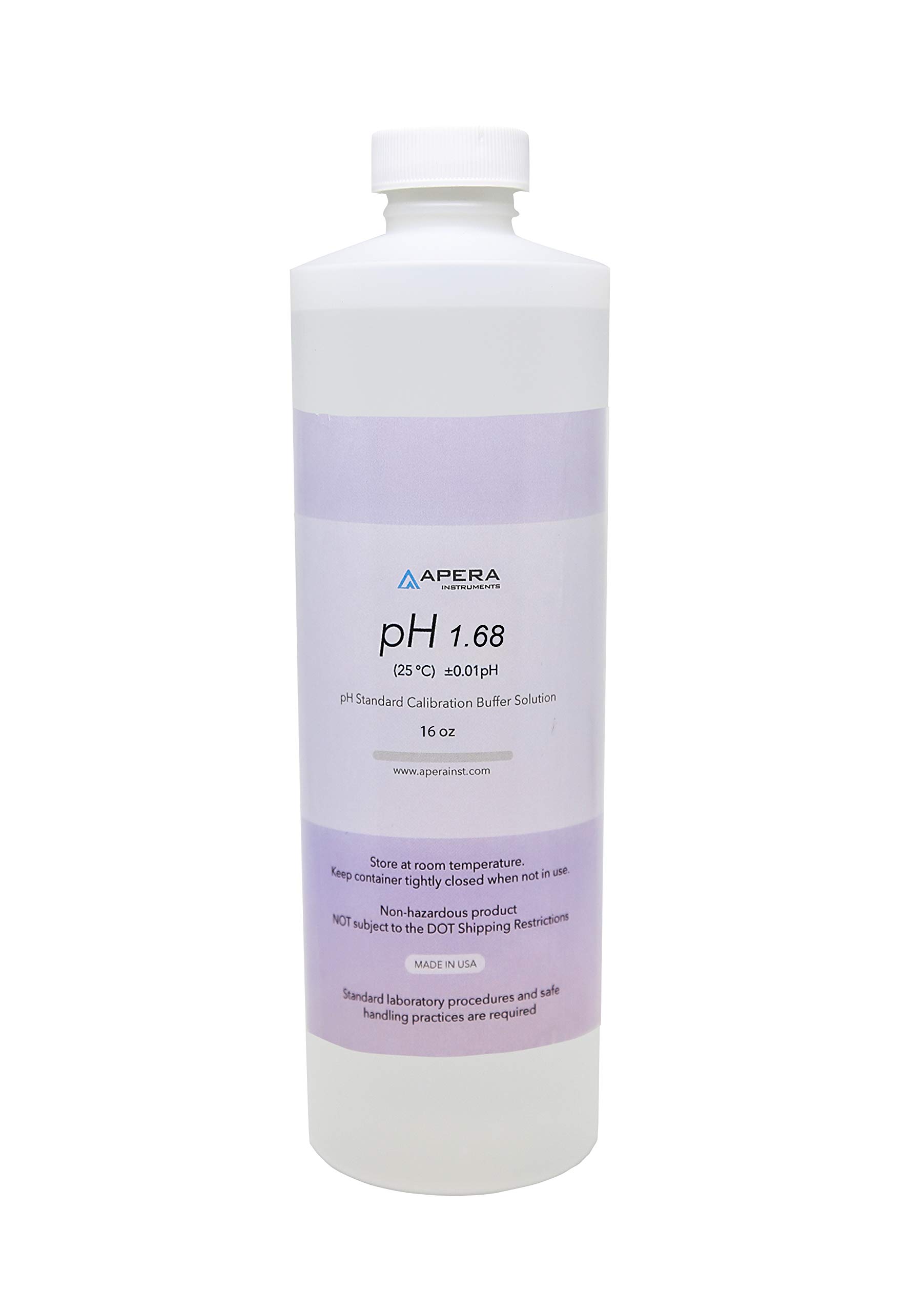 Apera Instruments 1.68 pH Standard Calibration Buffer Solution, 16 oz.