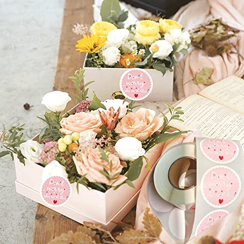 Don’t Worry She Won This Stickers Small Shop Stickers 1.5 Inch Thank You Customer Appreciation Circle Sticker Labels 500 Pcs Thank You Stickers for Small Businesses Packaging Sticker,Handmade Stickers