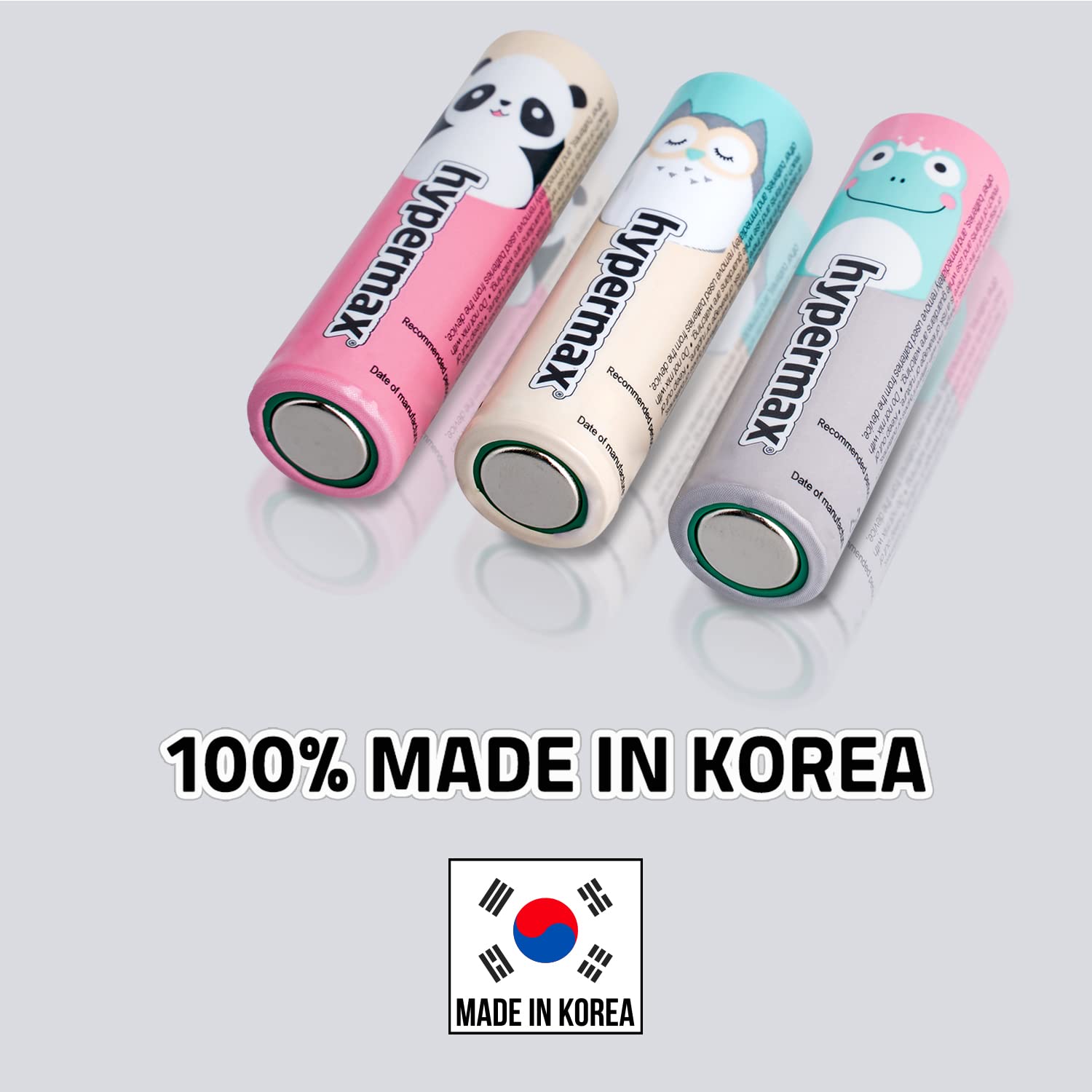 CLEANWRAP Hypermax Cute Character Long-Lasting All-Purpose High-Performance Alkaline AA Batteries (1.5V - 24 Pack) | AA Battery, Double A Batteries, AA Batteries 24 Pack, Batteries AA Size