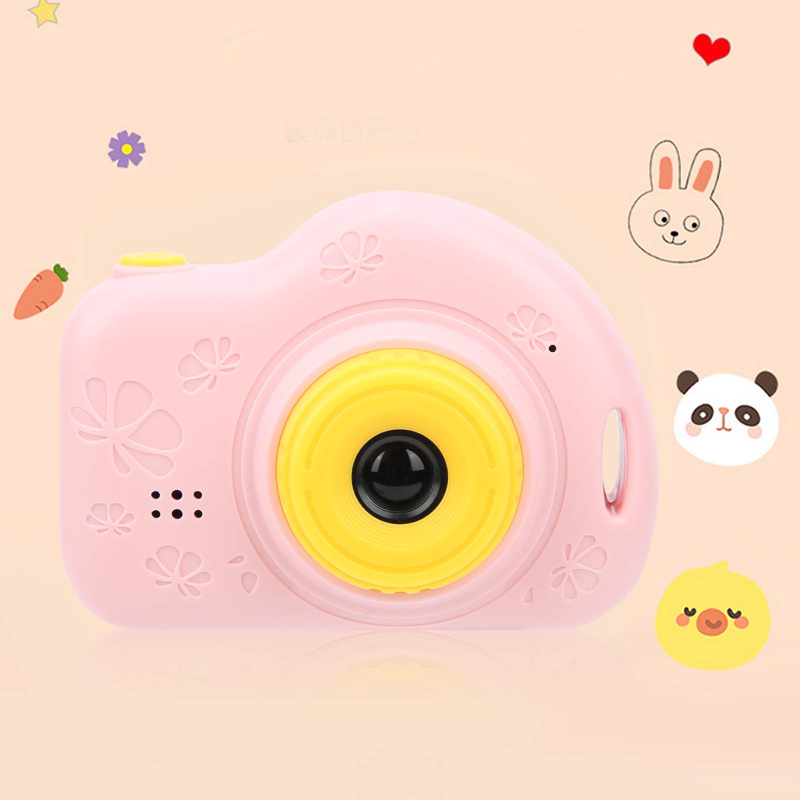 Digital Camera Toy, Plastic Kid Camera Toy, Camera Toy, 1200W for Boys & Girls with Stickers Portable Kids