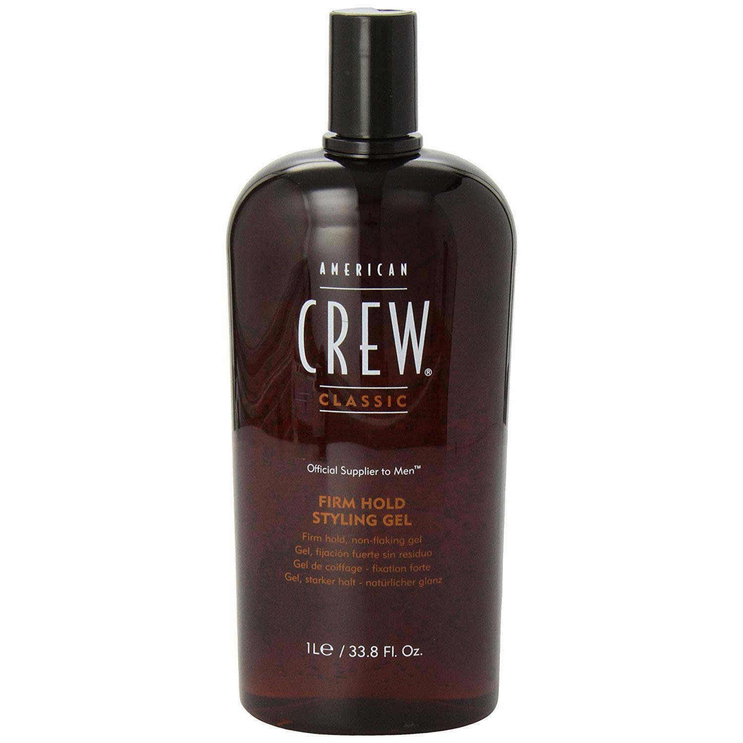 AMERICAN CREW Firm Hold Styling Gel, 33.8 Oz with Pump