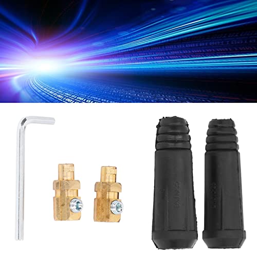 2 Set DKJ10β25 Welding Cable Quick Connectors 200A Welder Male Head Quick Fitting Accessories for All TIG Welding
