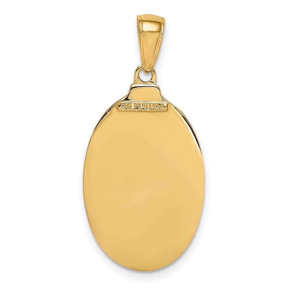 14k Saint Joseph Medal Pendant QM1502
