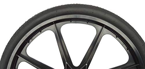 20-inch Pneumatic Replacement Wheels for Rubbermaid Cart (2-Pack)