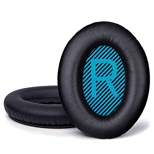 Cosyplus Bose QuietComfort 25 Replacement Ear Pads for Ear Cushion Kit for Bose Headphones QC2 QC15 QC25 QC35 SoundLink SoundTrue Around-Ear II AE2 Ae2i Ae2w Black