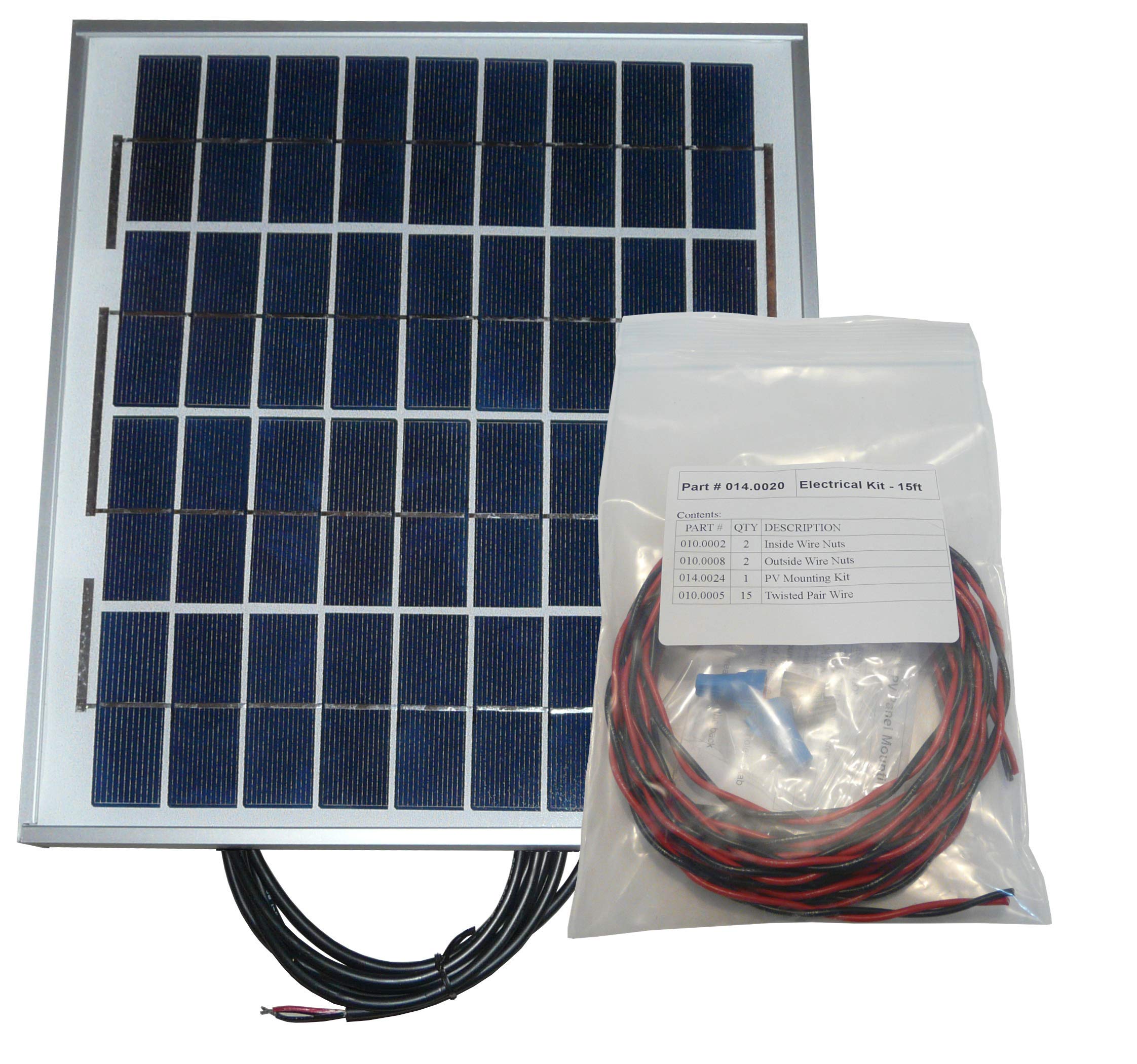 2 Panel Standard SW-38 Hybrid Solar Water Heater Kit- Single Row Installation