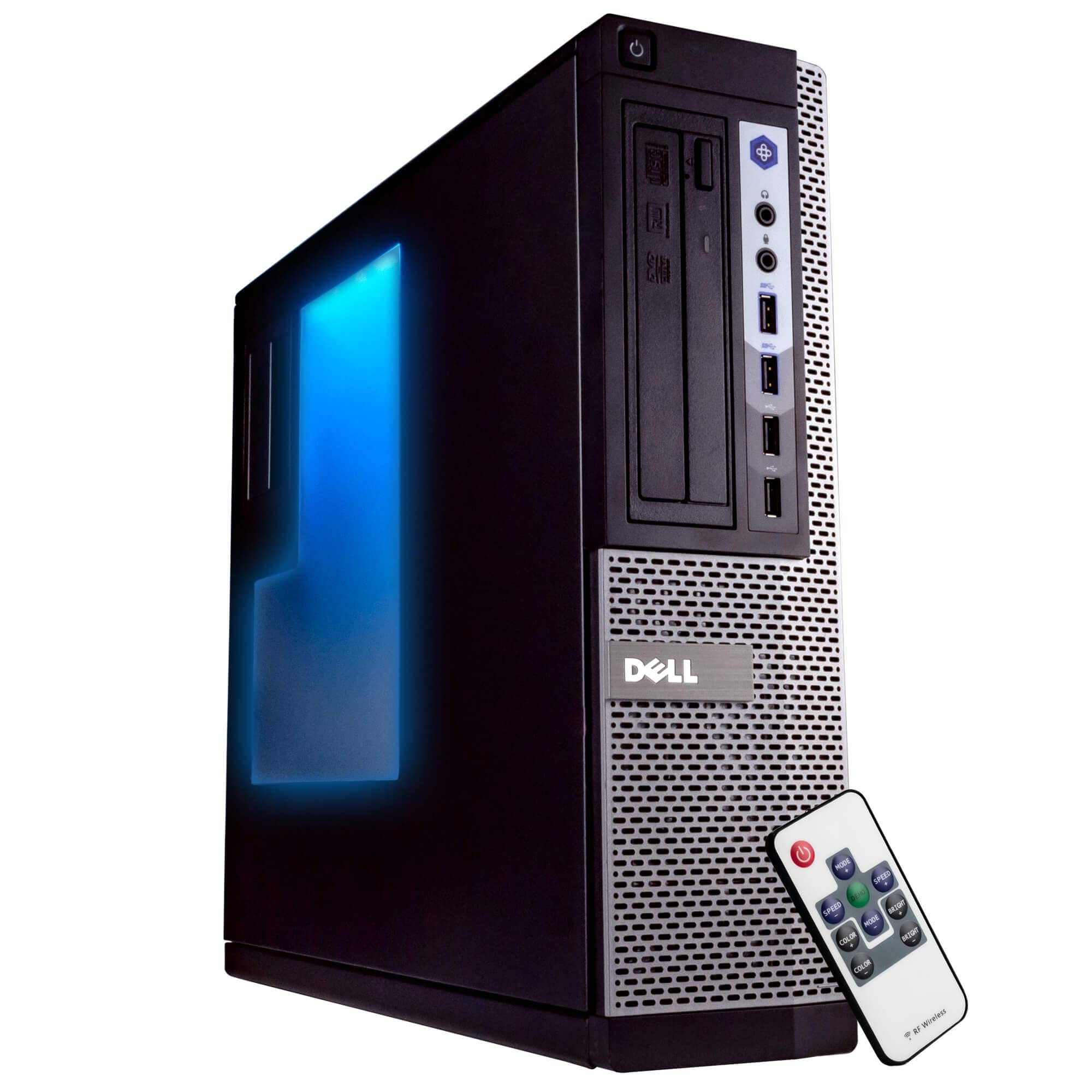Dell Optiplex 7010 Business Desktop PC, Intel Core i5-3470 3.2GHz, 8GB RAM, 240GB SSD, Windows 10 Pro 64bit, 20 Monitor, RGB Keyboard and Mouse, RGB Speakers (Renewed)