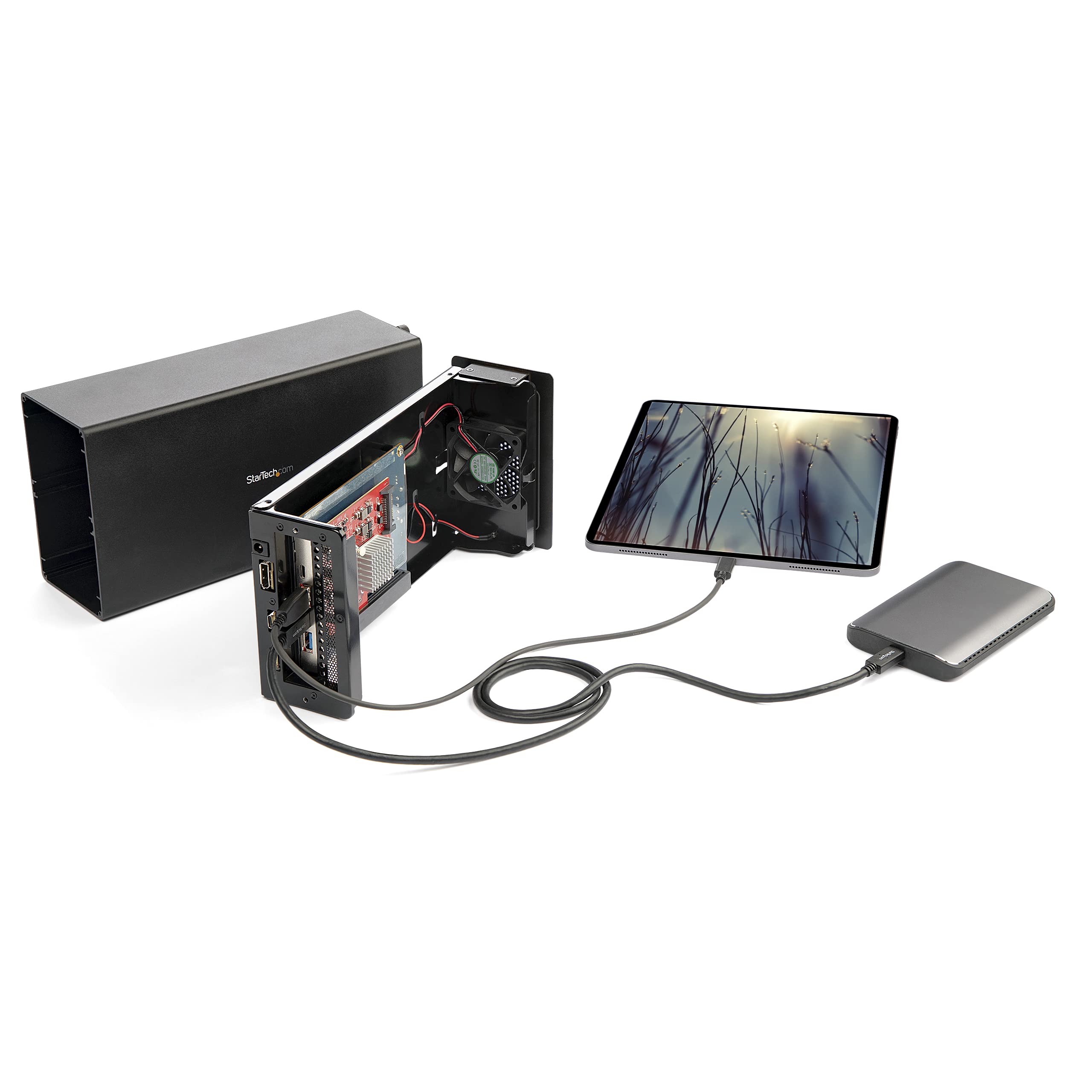 StarTech.com 4-Port USB PCIe Card - 10Gbps USB PCI Express Expansion Card w/ 2 Controllers - 2X USB-C & 2X USB-A Ports (USB 3.2 Gen 2) - USB/USB-C PCI-e Card - Full Profile, TAA (PEXUSB312A2C2V)