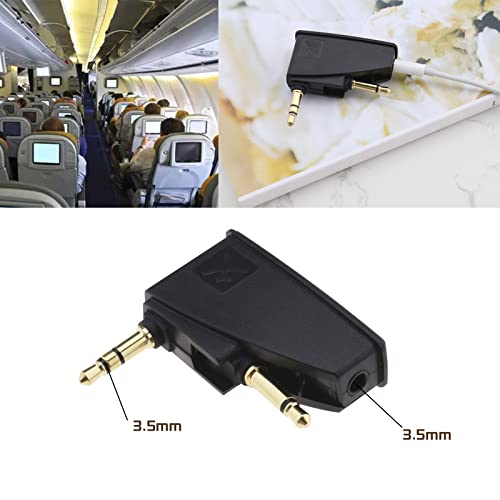 3.5mm Airplane Headphone Adapter Compatible with QuietComfort 2 QC3 QC15 QC25 QC35 Compatible with SoundLink AE2 AE2W Devices Gold Plated 3.5mm Jack