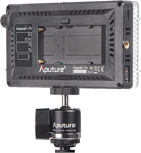 Aputure Amaran MC RGBWW LED On Camera Light Portable Photography Light TLCI/CRI 96+ RGB 0-360 Full Color 3200-6500K Adjustable 0-100% Stepless Dimming with Magnet Adsorption Function,Wireless Charging
