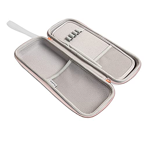 Plaris Stethoscope Case for Nurses Compatible with 3M Littmann/MDF/Omron Stethoscopes - Extra Room for Medical Bandage Scissors EMT Trauma Shears and LED Penlight, (Black)