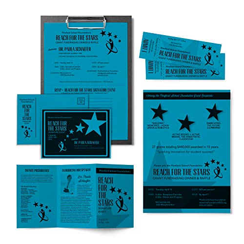 Astrobrights Mega Collection, Colored Cardstock, Ultra Blue, 320 Sheets, 65 lb/176 gsm, 8.5" x 11" - MORE SHEETS! (91694)