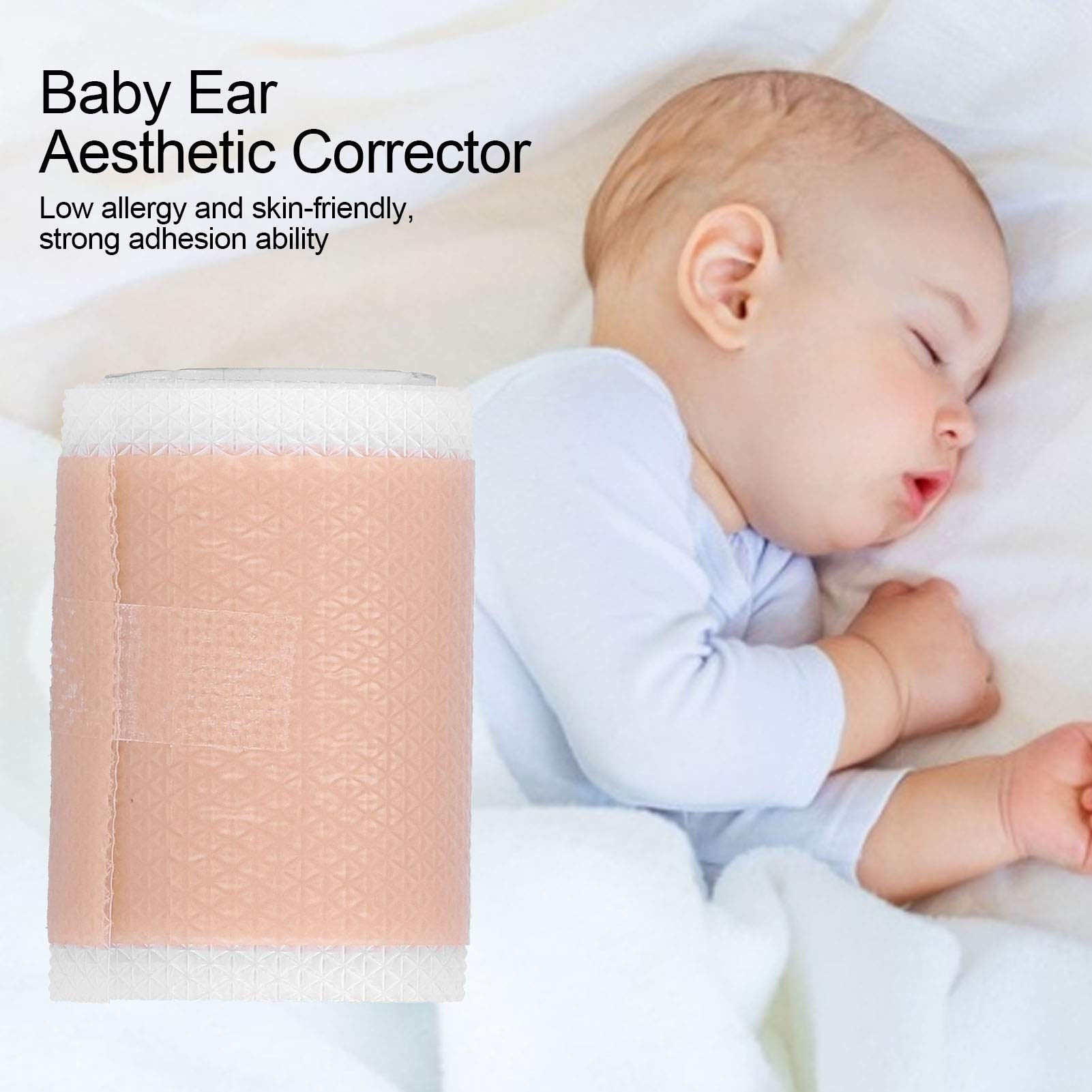 4 x 50cm Silicone Newborn Baby Ear Aesthetic Correctors, Kids Infant Protruding Ear Patch Stickers