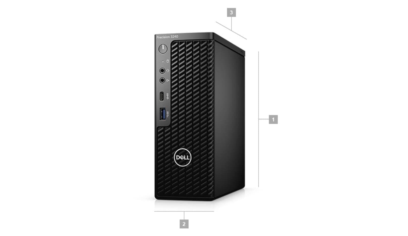 Dell Precision T3240 Workstation Desktop | Core i9-10900 - 512GB SSD Hard Drive - 16GB RAM - Nvidia Quadro P400 | 10 cores @ 5.2 GHz - 2GB GDDR5 Win 10 Pro Black