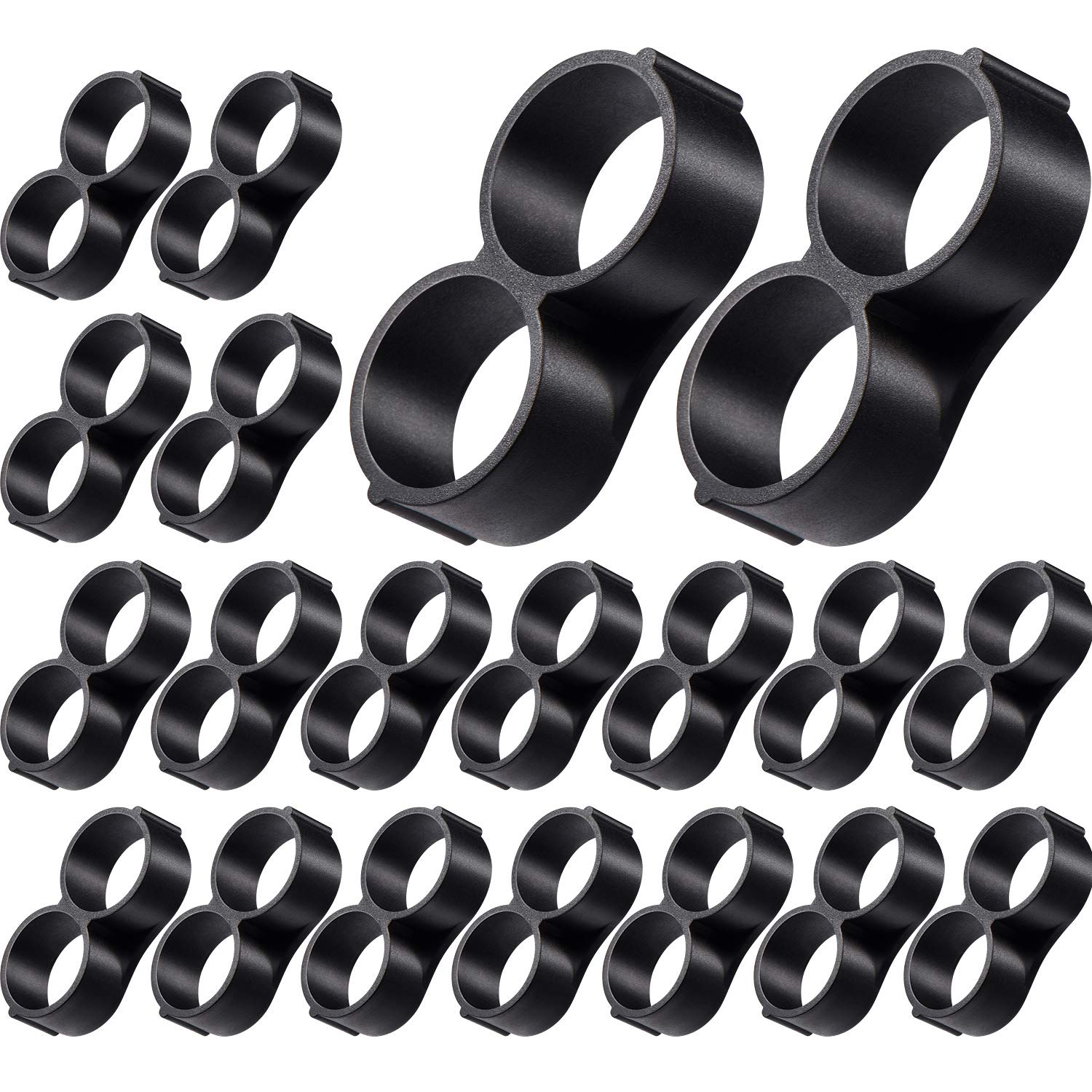 Outus 20 Pieces 1/2 Inch Drip Tubing End Closure Drip Irrigation Hose End Plug Fitting