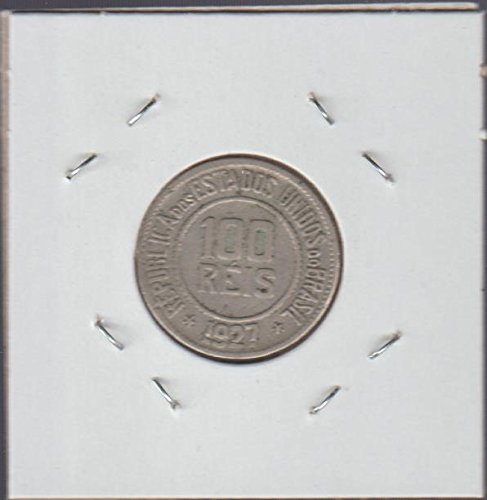 1927 Brazil Capped Bust to Right $1 Choice Extremely Fine