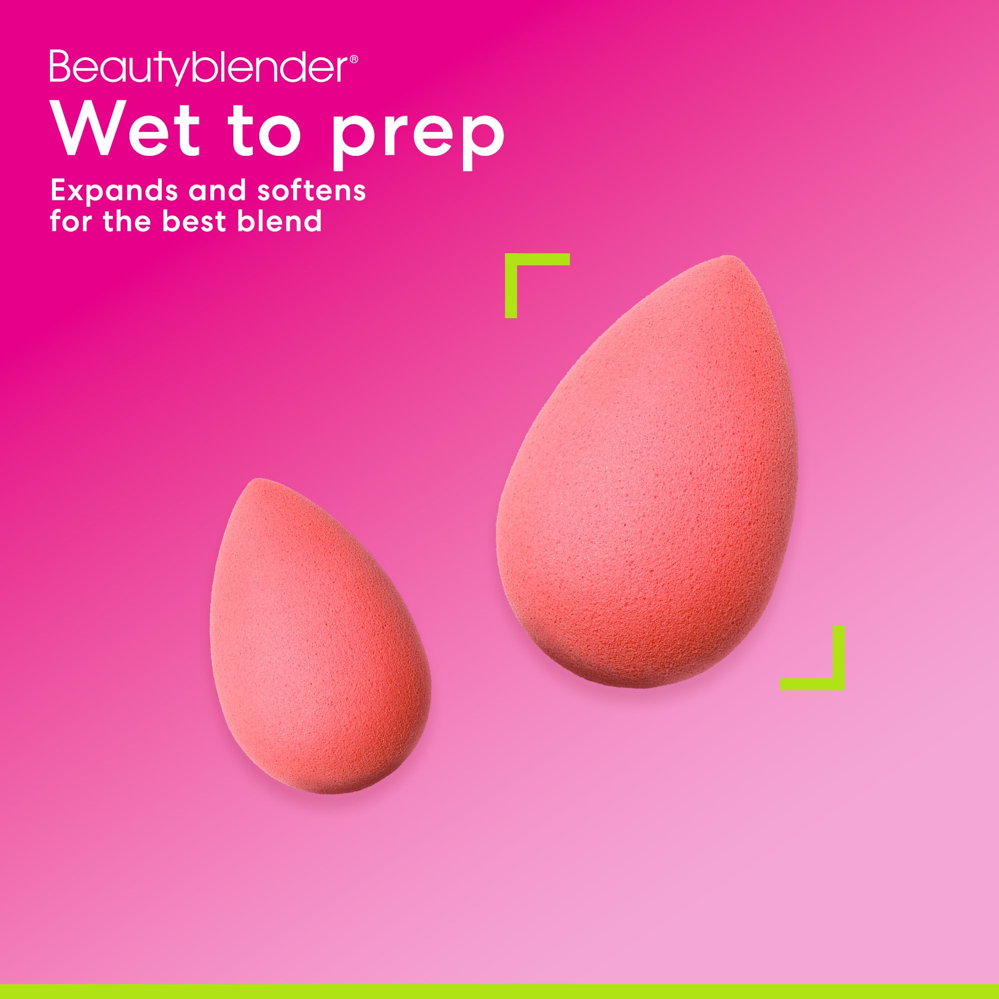 Beautyblender® | Beautyblusher Mid-Sized Beauty Blender Makeup Sponge for Cream & Powder Blush, Super-Soft Foam, Made in USA, Reusable, Washable, Streak Free Application, Vegan, Cruelty Free