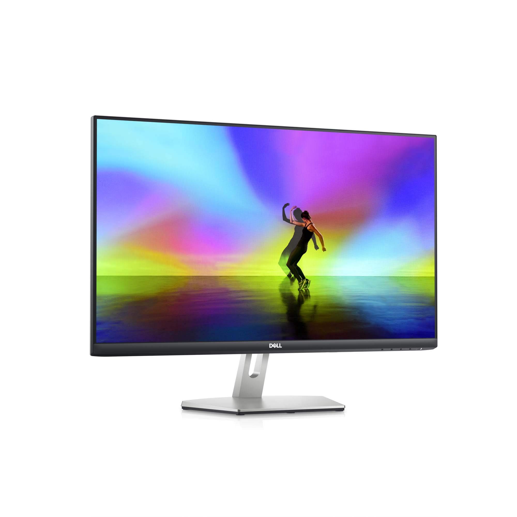 Dell S2721H 27 Inch Full HD 1080p, AMD FreeSync IPS Ultra-Thin Bezel Monitor, Built-in Speakers, Silver, Black (Renewed)