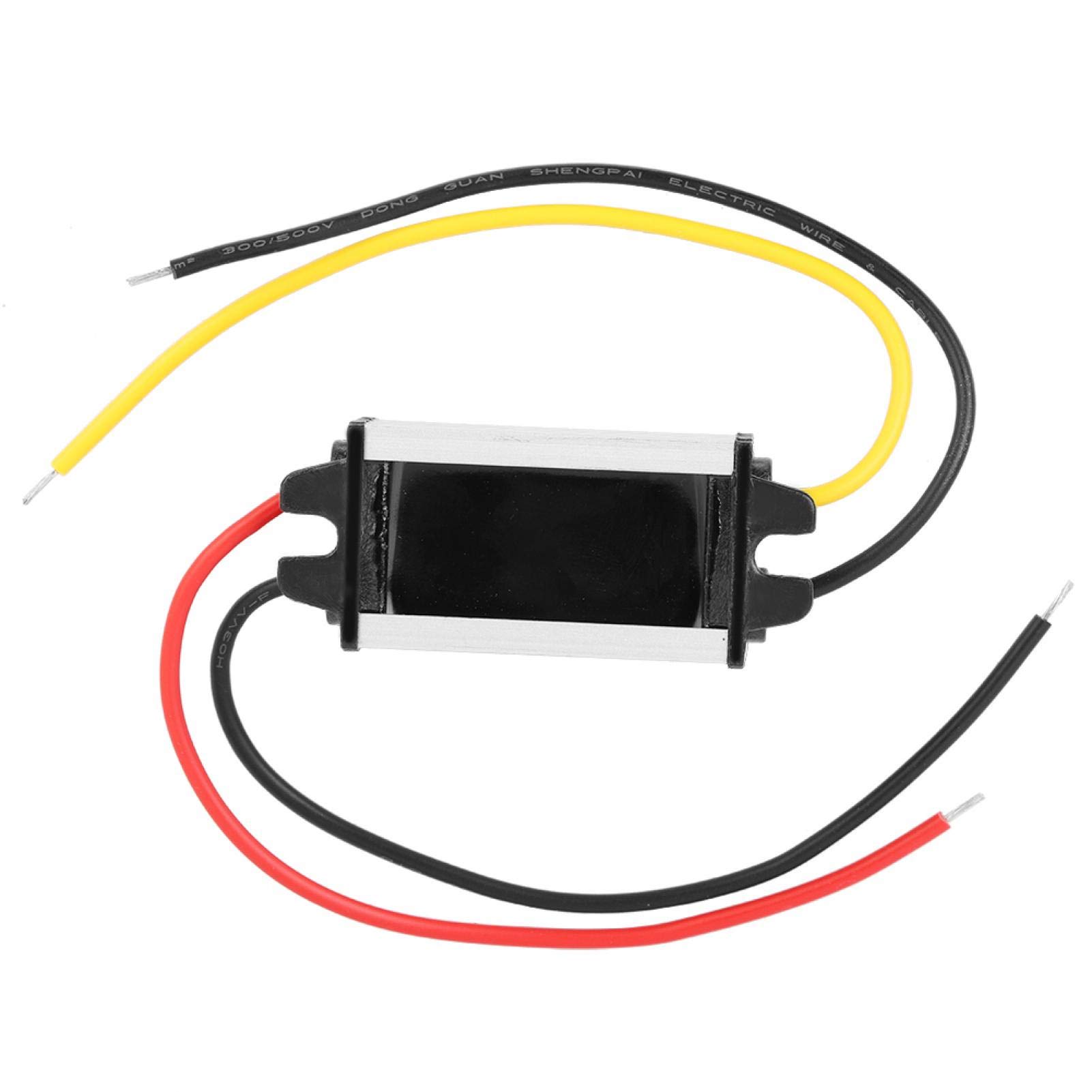 Fafeicy Step Down Power Supply, 24V to 12V DC-DC Converter Aluminum Shell Step Down Power Supply for Robots, Photovoltaic Panels, Pumps, CNC Equipment, 5A GYVRM-K241205
