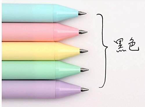 Kaco 20 Retractable Gel Ink Pens New Set( 5 Black Ink + 15 Color Ink) Extra Fine 0.5mm Pencils Inks for Adult Coloring Books Craft Doodling