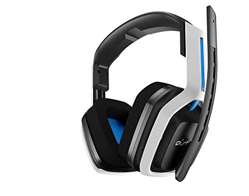 ASTRO Gaming A20 Wireless Headset Gen 2 for PlayStation 5, PlayStation 4, PC & Mac - White/Blue (Renewed)